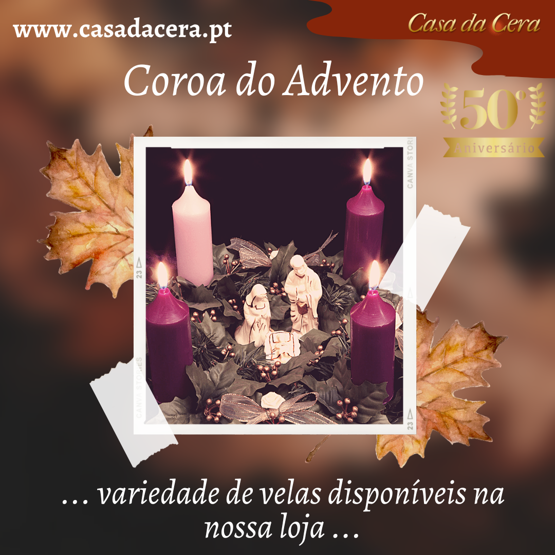 Coroa do advento - Casa da Cera